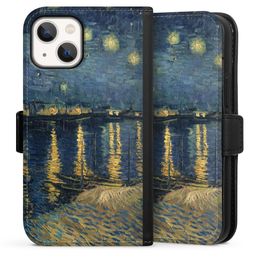 DeinDesign Galaxy A51 Handy Klapph&uuml;lle Handyh&uuml;lle aus Kunst Leder schwarz Flip Case Kunst Painting Sideflip mit Lasche