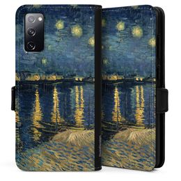 DeinDesign Galaxy S20 Handy Klapph&uuml;lle Handyh&uuml;lle aus Kunst Leder schwarz Flip Case Kunst Painting Sideflip mit Lasche