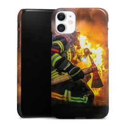 DeinDesign iPhone 11 Handy Premium Case Smartphone Handyh&uuml;lle Schutzh&uuml;lle gl&auml;nzend Fire Fire Fighters Life Saver Premium Case