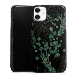DeinDesign iPhone 11 Handy Premium Case Smartphone Handyh&uuml;lle Schutzh&uuml;lle gl&auml;nzend Eukalyptus Leaves Nature Premium Case