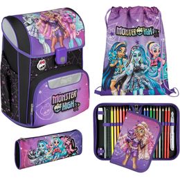Schulranzen Scooli "Easy Start", Kinder, Gr. B/H/T: 29,5cm x 36,5cm x 29cm, monster high, Rucks&auml;cke