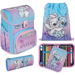 Schulranzen Scooli "Easy Start", Kinder, Gr. B/H/T: 29,5cm x 36,5cm x 29cm, lilo, stitch, Rucks&auml;cke