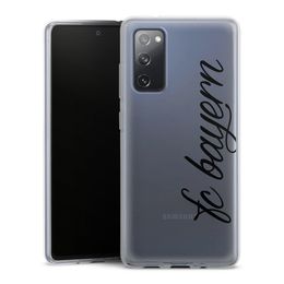 DeinDesign Galaxy S20 FE 5G Handy Silikon H&uuml;lle Case transparent Handyh&uuml;lle Fc Bayern M&uuml;nchen Fcb Official Licensed Product Silikon Case