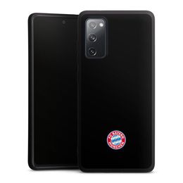 DeinDesign Galaxy S20 FE Handy Premium Silikon H&uuml;lle Handyh&uuml;lle schwarz Case Fc Bayern M&uuml;nchen Fcb Logo Silikon Premium Case