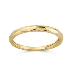Diamonds by Ellen K. Fingerring "375/- Gelbgold glanz" Gr. 56, gelb, FASCINATION BY ELLEN K., Fingerringe, Damen, 056 (17,8), Gold, Fingerring