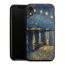 DeinDesign iPhone Xr Handy Premium Silikon H&uuml;lle Handyh&uuml;lle schwarz Case Kunst Painting Silikon Premium Case
