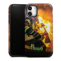 DeinDesign iPhone 11 Handy Panzer Handyh&uuml;lle robuste Outdoor H&uuml;lle Schutzh&uuml;lle gl&auml;nzend Fire Fire Fighters Life Saver Tough Case