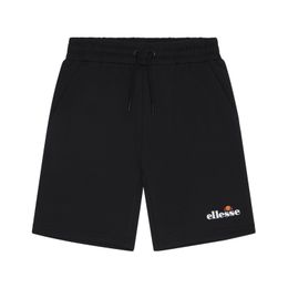 Shorts Ellesse "MIETTA 2 SHORT", Jungen, Gr. 152/158 (12/13), N-Gr, schwarz, Obermaterial: 70% Baumwolle, 30% Polyester, normal, Hosen Shorts, aus Baumwolle und Polyester, normaler Schnitt, sportlicher Stil