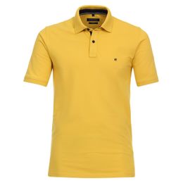 Poloshirt Casamoda "Casamoda Polo-Shirt uni", Damen, Gr. L, gelb, 95% Baumwolle, 5% Elasthan, Shirts