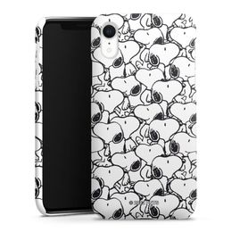 DeinDesign iPhone Xr Handy Premium Case Smartphone Handyh&uuml;lle Schutzh&uuml;lle matt Peanuts Snoopy Muster Premium Case