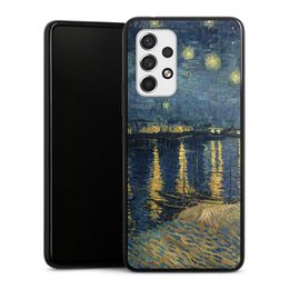 DeinDesign Galaxy A53 5G Handy Silikon H&uuml;lle Case schwarz Handyh&uuml;lle Kunst Painting
