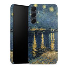 DeinDesign Galaxy A55 5G Handy Premium Case Smartphone Handyh&uuml;lle Schutzh&uuml;lle gl&auml;nzend Kunst Painting Premium Case