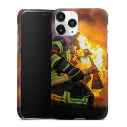 DeinDesign iPhone 11 Pro Handy Premium Case Smartphone Handyh&uuml;lle Schutzh&uuml;lle matt Fire Fire Fighters Life Saver Premium Case