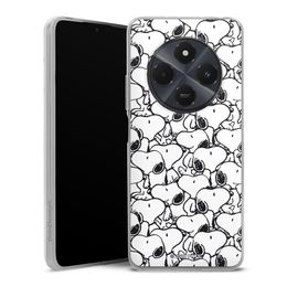 DeinDesign Xiaomi Redmi 14C Handy Silikon H&uuml;lle Case transparent Handyh&uuml;lle Peanuts Snoopy Muster Silikon Case