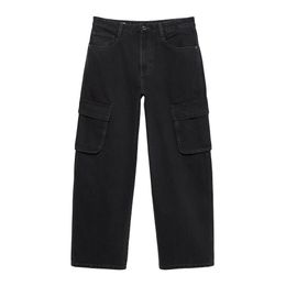 Pull&Bear Pull&bear Cargo Jeans male Black size 40
