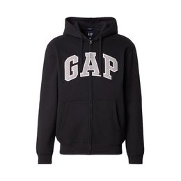 GAP Zip-Up Hoodie male Black size XL