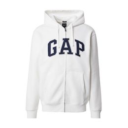 GAP Zip-Up Hoodie male White size XXL