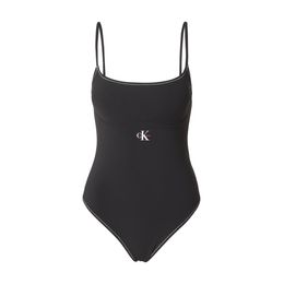 Calvin Klein Swimwear Badeanzug Damen Gr&ouml;&szlig;e S knallrot / schwarz / wei&szlig;