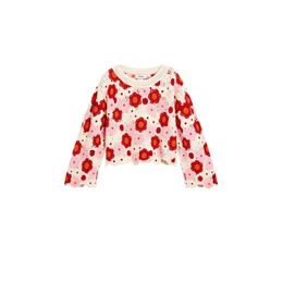 Desigual Sweater female Red, White size M