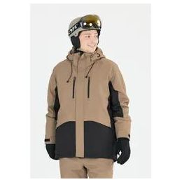 Skijacke SLOPE "Kenai", Herren, Gr. M, braun, 100% Polyester, unifarben, normal, ohne Ausschnitt, Jacken Skijacke, mit warmem Futter und hochwertigem Wetterschutz