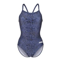 arena Active Swimsuit 'SNAKESKIN LIGHTDROP' female Blue size 40