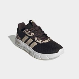 Walkingschuh adidas Sportswear "CLOUDFOAM FLEX LACES", Damen, Gr. 38, aurora coffee, crystal linen, core wei&szlig;, Synthetik, Textil, Schuhe Walkingschuh