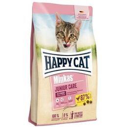 Happy Cat Minkas Trockenfutter Katze Junior, Care, Gefl&uuml;gel 10 kg