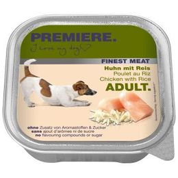 Premiere Finest Meat Nassfutter Hund, Adult, Huhn und Reis 20x150 g