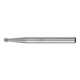 Pferd TOOLS Hartmetall Hochleistungsfr&auml;sstift MICRO Kugel KUD &Oslash; 02x1,5 mm Schaft-&Oslash; 3 mm Feinbearbeitung (21211033)