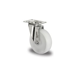 CASCOO Lenkrolle &oslash; 80 mm Serie N0N0 Gleitlager Edelstahl (SIP26S0080N0N0L0N)