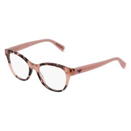 Emporio Armani EA3162 Brille Damen | Fassung: Vollrand, Cat Eye, Pink Gl&auml;nzend