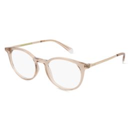 Polaroid PLD D496 Brille Unisex | Fassung: Vollrand, Rund, Beige