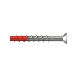 Fischer ULTRACUT FBS II 8x60 10/- SK A4 f&uuml;r Betonbefestigung mit Betonschraube aus Edelstahl A4, Teilgewinde und Sechskantkopf, Durchmesser 8mm, L&auml;nge 60mm, 10 St&uuml;ck pro Packung, 543579)