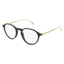 David Beckham DB 1105 Brille Herren | Fassung: Vollrand, Rund, Schwarz Gold
