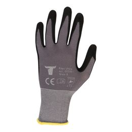 STIER Montagehandschuhe Flex Ultra nitrilbeschichtet grau/schwarz Gr&ouml;&szlig;e 8 (902481)