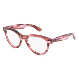 Ray-Ban VISTA RX2241V WAYFARER WAY Brille Unisex | Fassung: Vollrand, Oval, Pink Gestreift