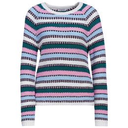 Gina Damen Strickpullover mit Streifen