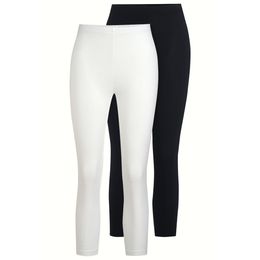 Gina 2 Damen 3/4-Leggings unifarben