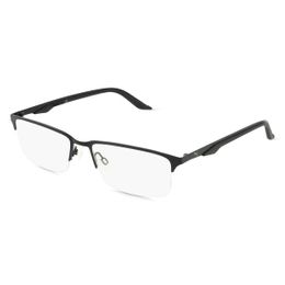 Puma PU0413O Brille Unisex | Fassung: Vollrand, Quadratisch, Schwarz