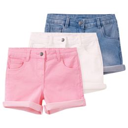 Yigga 3 M&auml;dchen Jeansshorts im Five-Pocket-Style