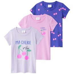 Yigga 3 M&auml;dchen T-Shirts mit Prints