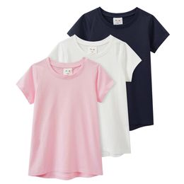 Yigga 3 M&auml;dchen T-Shirts im Basic-Look