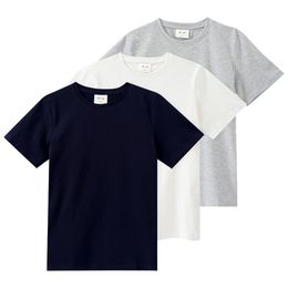 Yigga 3 Jungen T-Shirts im Basic-Look