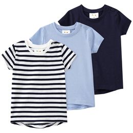 Topomini 3 Baby T-Shirts im Basic-Look