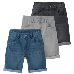 Yigga 3 Jungen Jeansshorts im Basic-Look