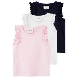 Topomini 3 Baby Tops mit R&uuml;schen