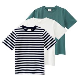 Yigga 3 Jungen T-Shirts im Basic-Look
