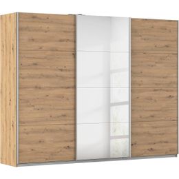 Schwebet&uuml;renschrank Rauch, B:271cm H:210cm T:62cmeiche artisan, Holzwerkstoff, Schr&auml;nke, "Kleiderschrank Schrank Garderobe Schlafzimmerschrank