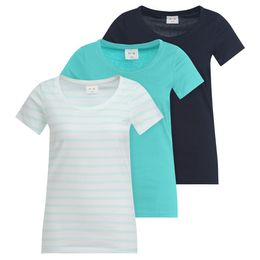 Gina 3 Damen T-Shirts im Basic-Look
