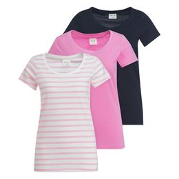 Gina 3 Damen T-Shirts im Basic-Look
